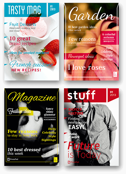 Magazine Template For Free Use 4 InDesign Templates For You